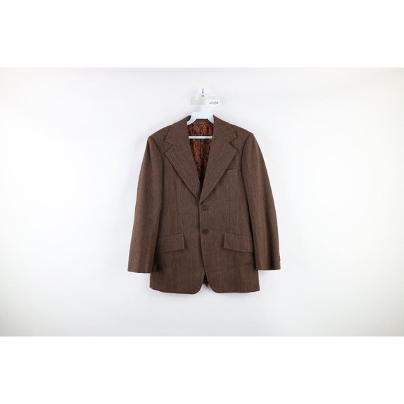 Vintage | Jackets & Coats | Vintage 7s Mens Small Worsted Wool ...
